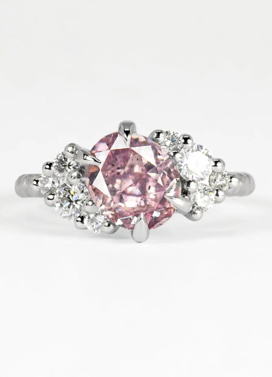 Custom Diamond Cluster Engagement Rings – James Newman Jewellery