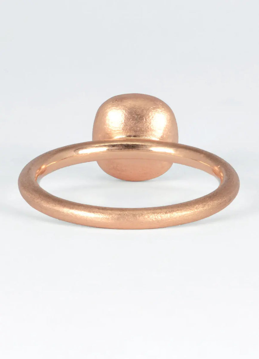 Australian Olive Green Sapphire and 9ct Red Gold Ring – James Newman ...